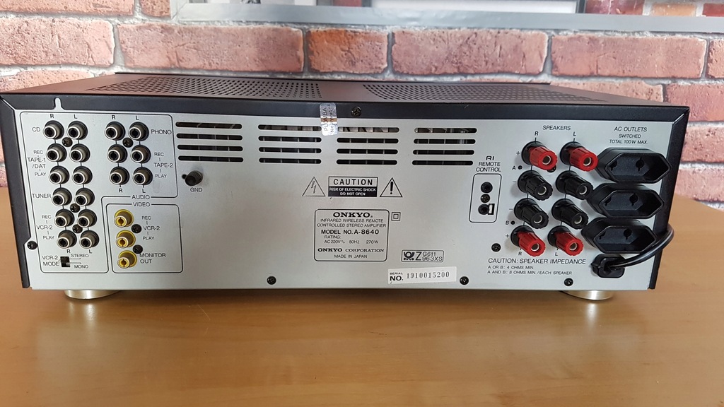 Wzmacniacz ONKYO A-8640 - 8387051751 - oficjalne archiwum Allegro