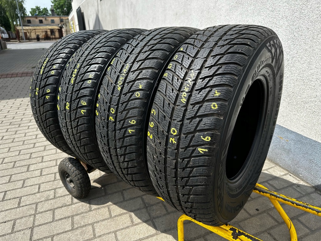4X OPONY ZIMOWE 265/70R16 112H NOKIAN WR SUV3 7.5MM 2016 ROK - 12876877384 - oficjalne archiwum ...