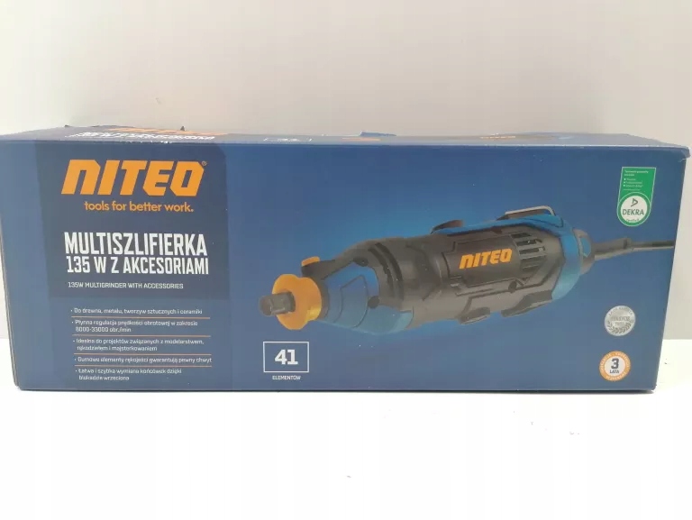 MULTISZLIFIERKA NITEO Z AKCESORIAQMI - 12197984311 - oficjalne archiwum Allegro