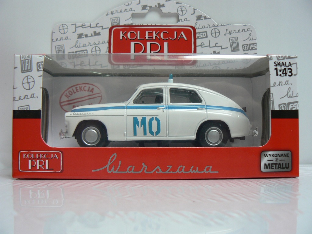 Kolekcja PRL Warszawa M20 Milicja Obyw. skala 1:43 - 7682332798 ...
