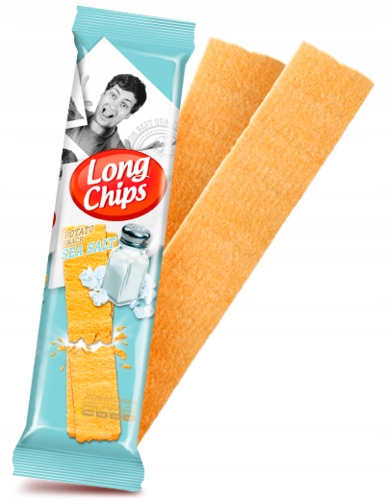Chipsy Long Chips Sea Salt 75g z Łotwy - 7644932694 - oficjalne ...