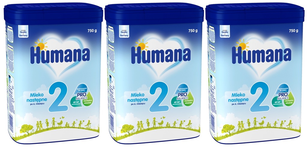 Humana 2 750g x 3szt. - 12461796268 - oficjalne archiwum Allegro