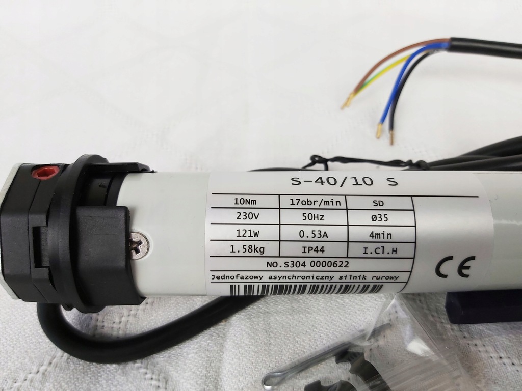 silniki do rolet zewnętrznych Portos s-40/10 s - 11404769567 - oficjalne archiwum Allegro