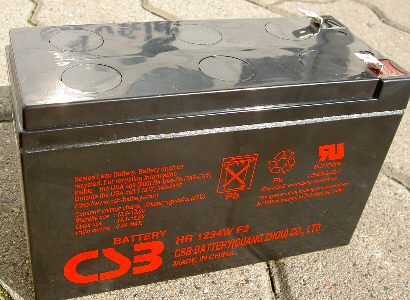 Nowy akumulator CSB 9Ah 12V RBC17 do UPSów APC! - 7483891159 ...