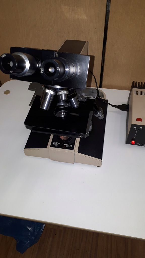 Mikroskop Biolar PZO Warszawa - 8432815098 - oficjalne archiwum Allegro