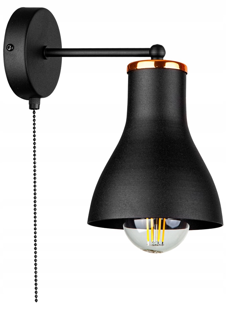 KINKIET ŚCIENNY NOWOCZESNY RETRO EDISON LOFT LED - 9257451793 - oficjalne archiwum Allegro