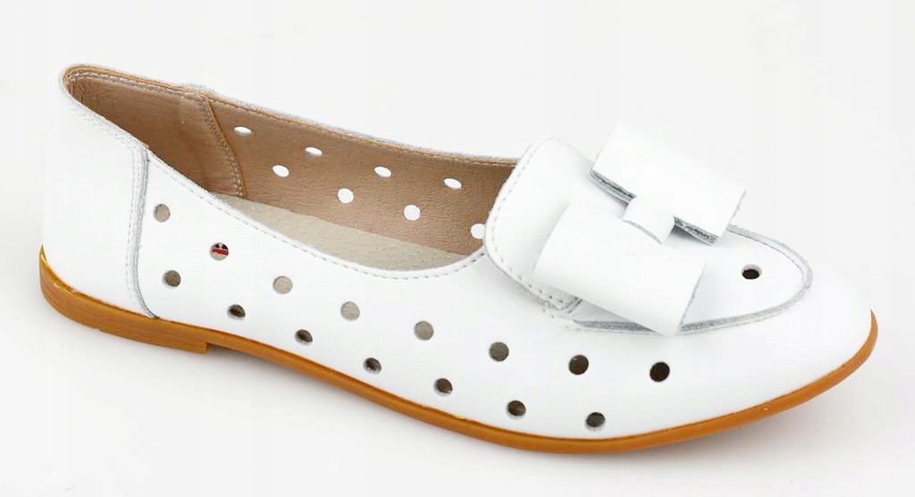 ARTIKER Baleriny Białe Licowe 1426 r.41 - 12100969657 - oficjalne ...