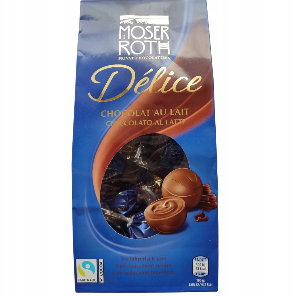 Moser Roth mleczne praliny czekoladowe 140 g - 12038350164 - oficjalne ...