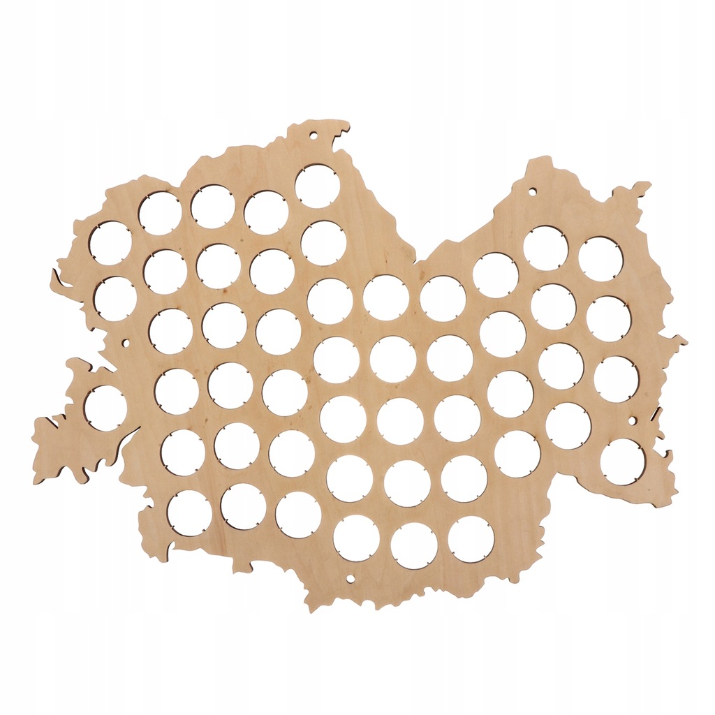 Beer Maps Bottle Caps Wood Map Showcase - 14584975477 - oficjalne ...