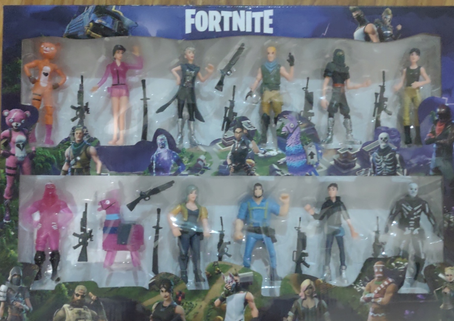 FORTNITE DUŻY ZESTAW FIGUREK BATTLE ROYAL Z LAMĄ - 11943934690 ...