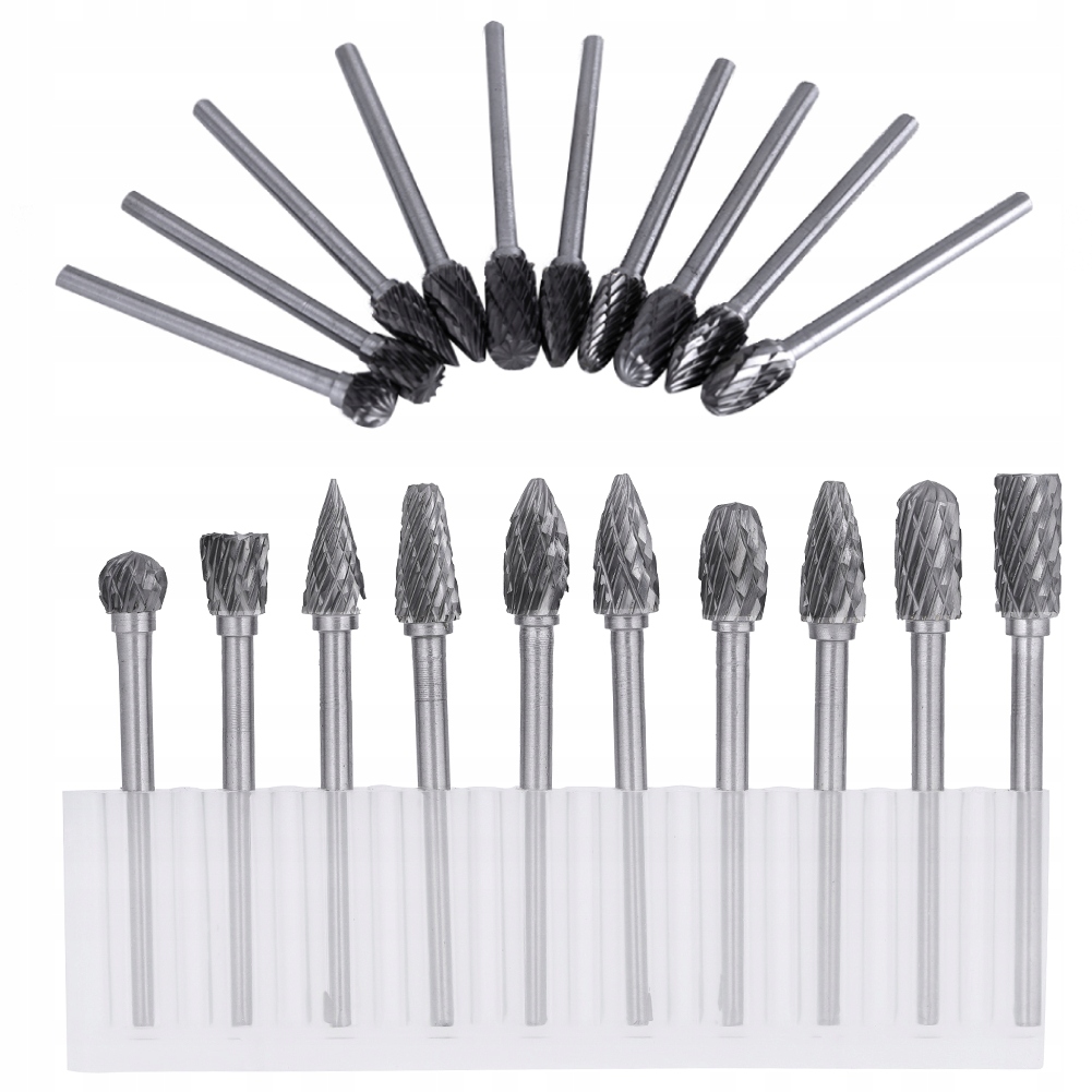 FREZ PALCOWY FREZY PALCOWE ZESTAW 10 SZTUK 6MM - 12283635898 ...