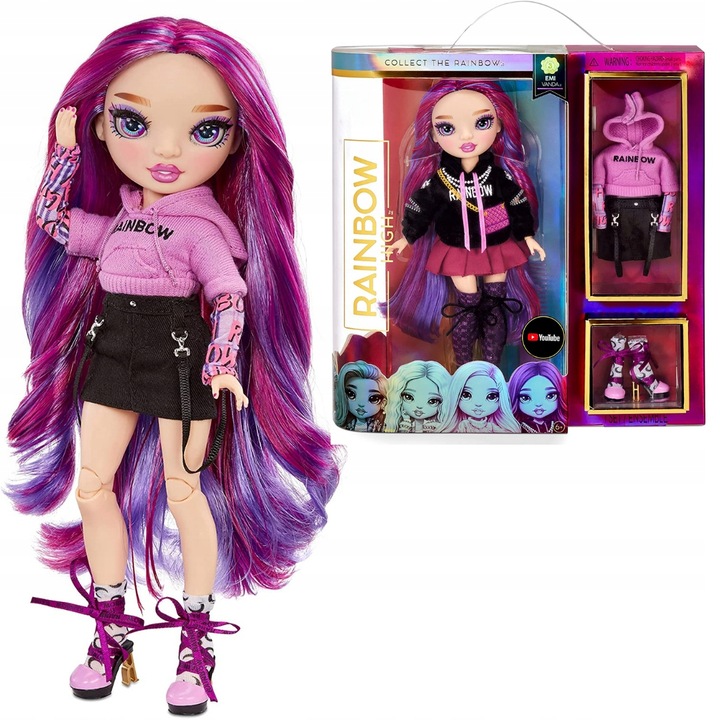 Rainbow High Fashion Doll LALKA Emi Vanda Orchidea - 13441997571 ...