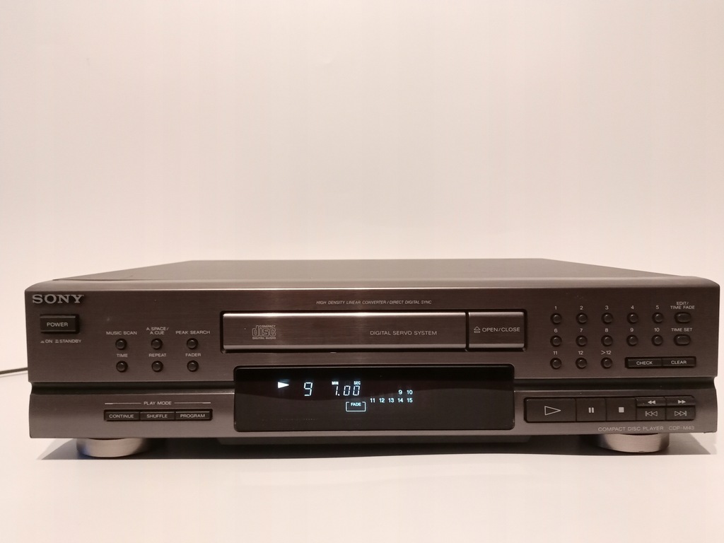 Odtwarzacz CD Sony CDP-M43 tytanowy - 14641315974 - oficjalne archiwum Allegro