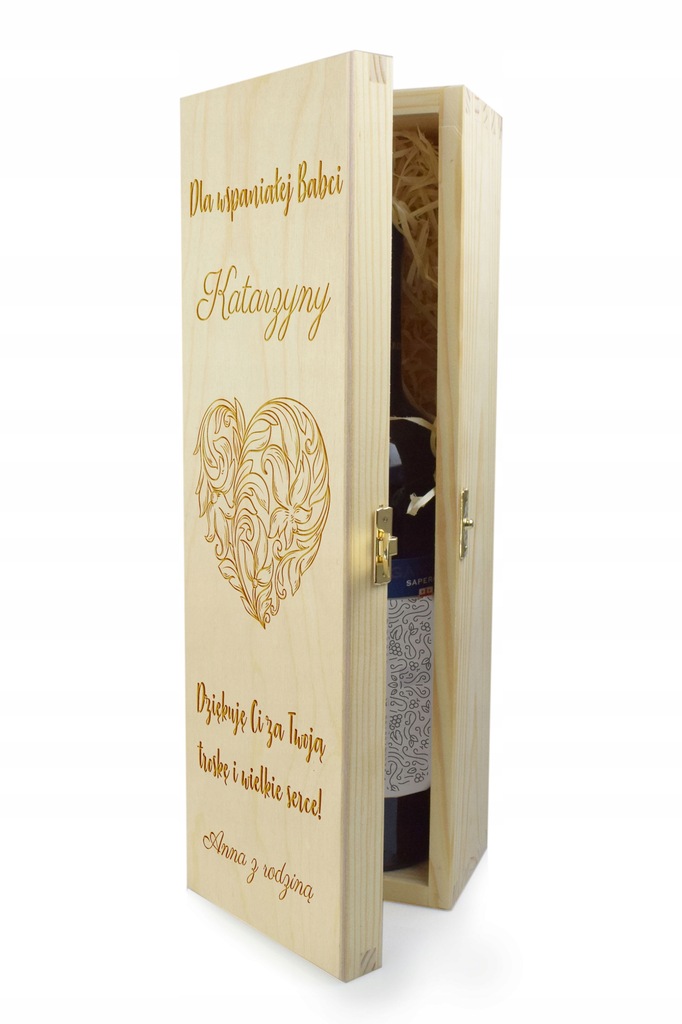 Prezenty Dla Dziadkow Pod Choinke Skrzynka Na Wino 11539320524 Oficjalne Archiwum Allegro