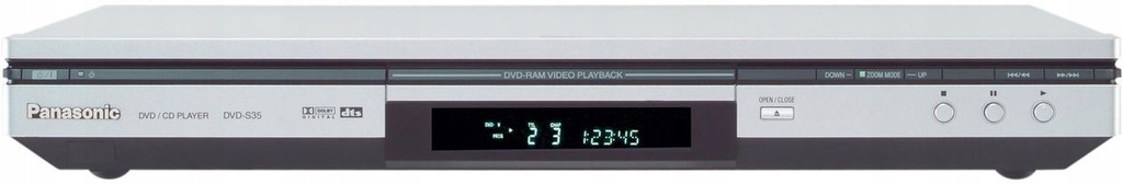Odtwarzacz DVD CD Mp3 Panasonic DVD-S35 Silver - 13098173682 ...