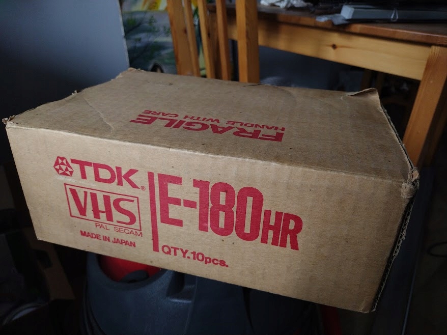Kaseta wideo VHS TDK E-180 nowe 1987r Pewex PRL - 12581739609 - oficjalne archiwum Allegro