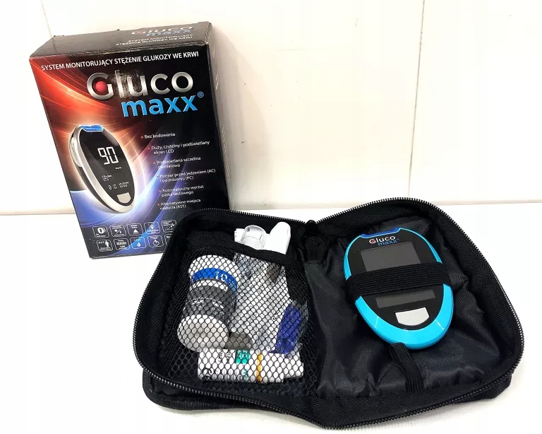GLUKOMETR GLUCOMAXX PUD - 14000250143 - oficjalne archiwum Allegro