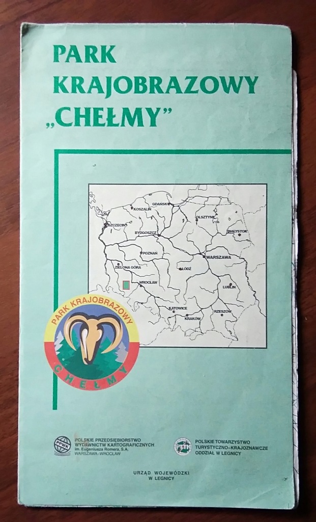 PARK KRAJOBRAZOWY CHEŁMY mapa 1995 r. Jawor - 9474501499 - oficjalne ...