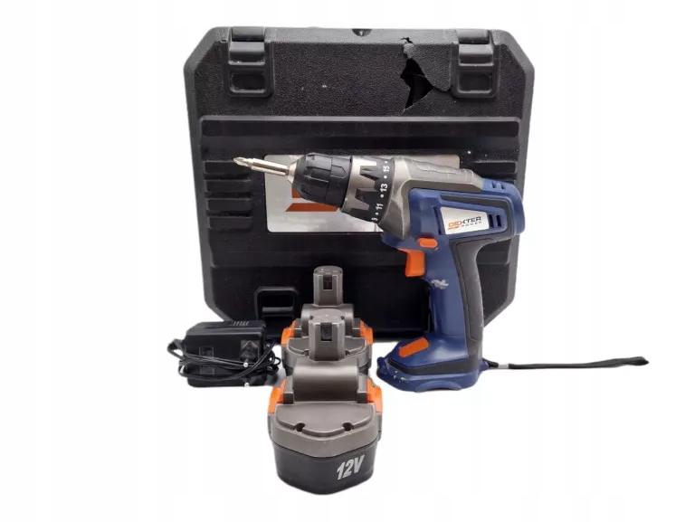 WKRĘTARKA DEXTER ML-CD33-120/2X AKU/ŁAD./WALIZKA - 12200556621 - oficjalne archiwum Allegro