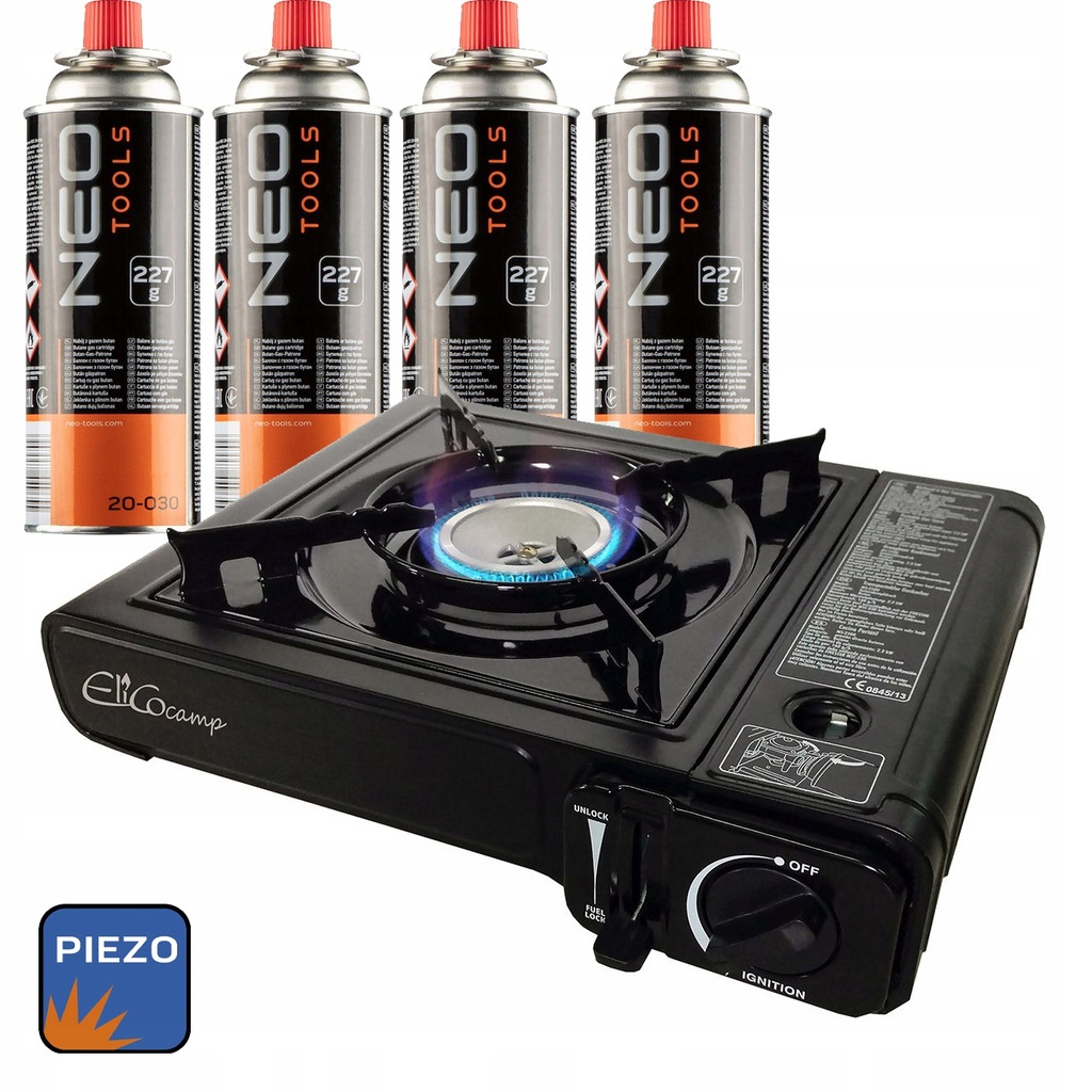 KUCHENKA TURYSTYCZNA GAZOWA 2,2kW piezo + gaz NEO - 11917540221 ...