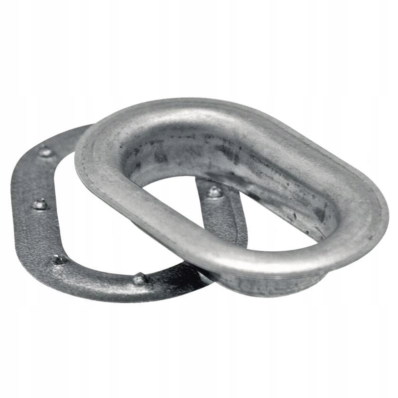 Liwers oczko owalne chwytka plandeki 42x22 GRANIT - 14444656693 - oficjalne archiwum Allegro