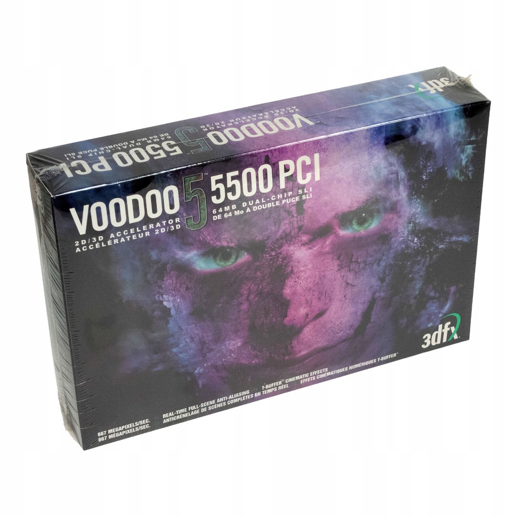 3DFX VOODOO 5 5500 64MB V555364-C 110-0896-131 PCI BOX - 15592725967 ...