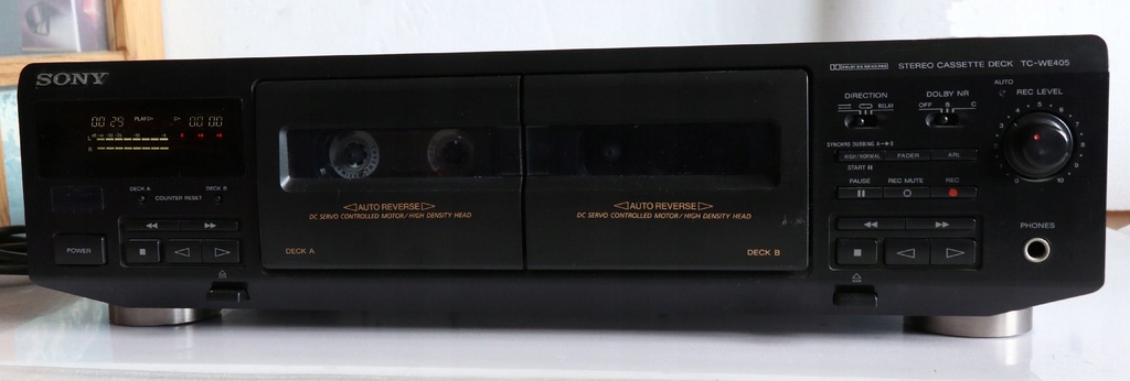 SONY TC-WE405 Doppel Deck Dolby BC HXPro 2kasetowy - 13816874663 ... SONY TC-WE405 Doppel Deck Dolby BC HXPro 2kasetowy - 13816874663 ...