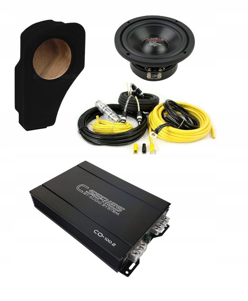 SUBWOOFER DO AUDI A3 8P AUDIO SYSTEM + WZMACNIACZ - 11921428738 - oficjalne archiwum Allegro