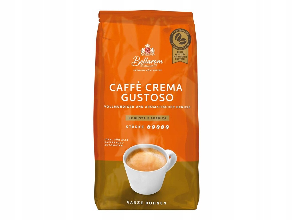 Kawa Ziarnista Bellarom Caffe Crema GUSTOSO 1kg DE - 13129340383 ...
