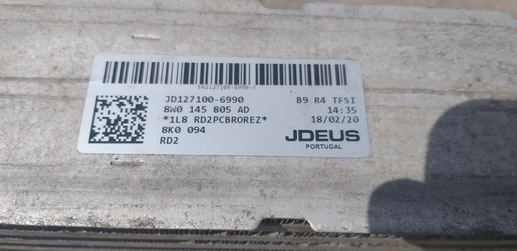 Intercooler AUDI A4 B9 8W A5 A6 C7 8W0145805AD - 12515024989 - oficjalne archiwum Allegro