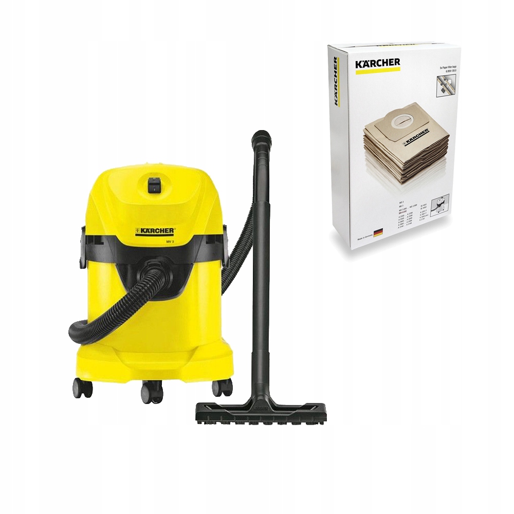 Karcher odkurzacz WD3 z workami oryginał - 7974928482 - oficjalne archiwum Allegro