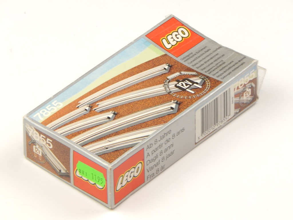 LEGO SET 7855 POCIĄG TORY ELECTRIC PUDEŁKO TRAIN - 12929399839 ...