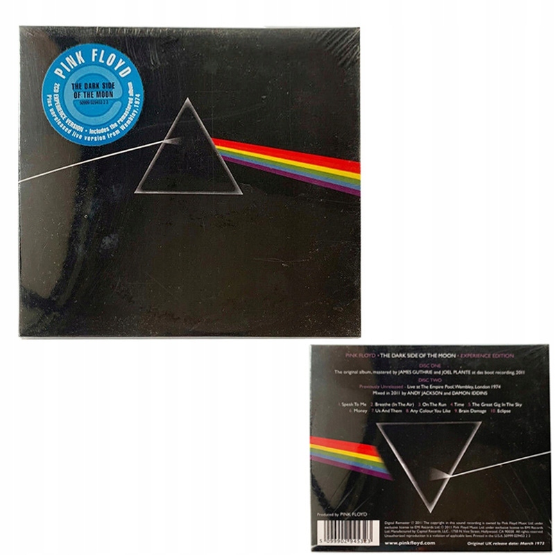 PINK FLOYD - THE DARK SIDE OF MOON (2CD) - 13198163353 - oficjalne archiwum Allegro
