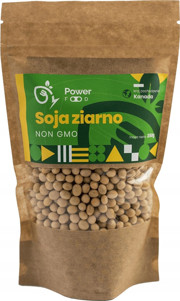 SOJA ZIARNO NATURALNA BEZ GMO 1000G - 11885096915 - oficjalne archiwum Allegro
