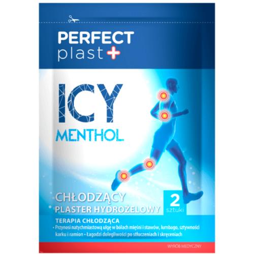 PERFECT PLAST - ICE MENTHOL / CHŁODZĄCY PLASTER HYDROŻELOWY / 10 cm x ...