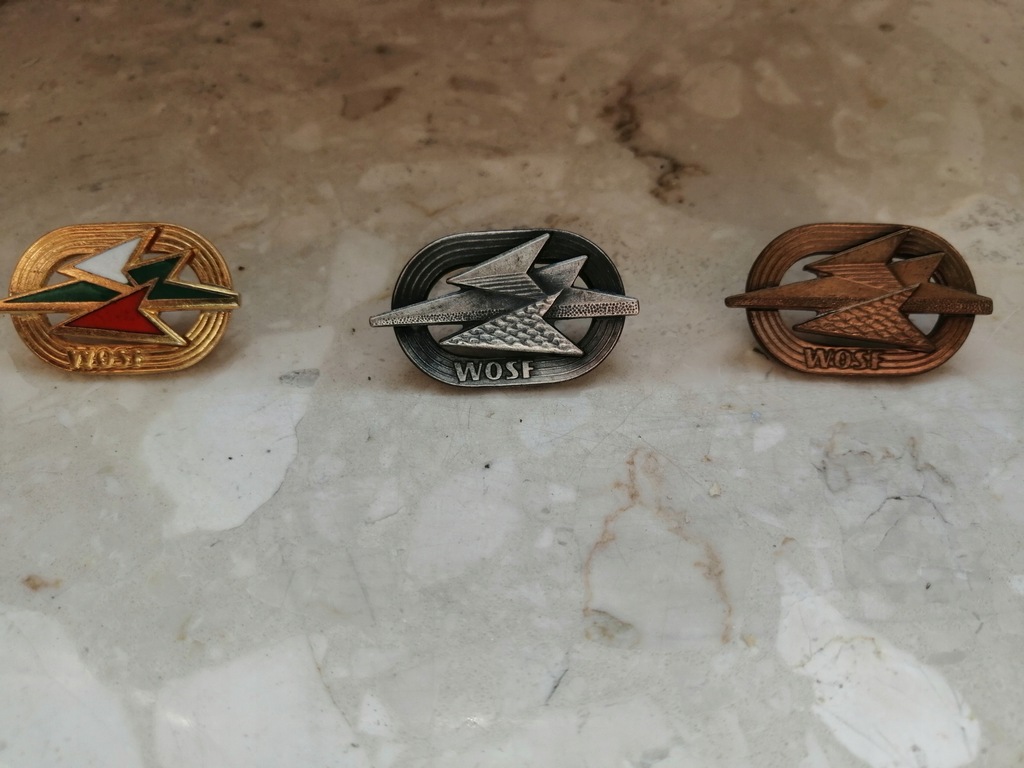 Wojskowe odznaki WOSF PRL LWP - 10716525225 - oficjalne archiwum Allegro