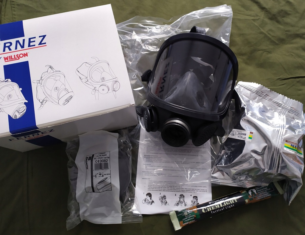 Maska przeciwgazowa Fernez + filtr Maskpol ++ - 12013134431 - oficjalne ...
