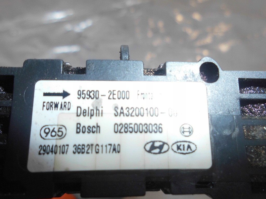 SPORTAGE II CZUJNIK UDERZENIOWY AIRBAG 95930-2E000 - 8592099810 ...