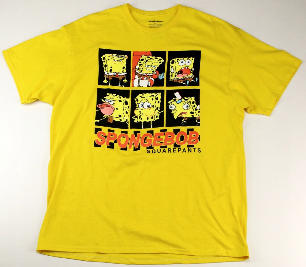 Nickelodeon SpongeBob Kanciastoporty Koszulka XL - 12383603014 ... Nickelodeon SpongeBob Kanciastoporty Koszulka XL - 12383603014 ...