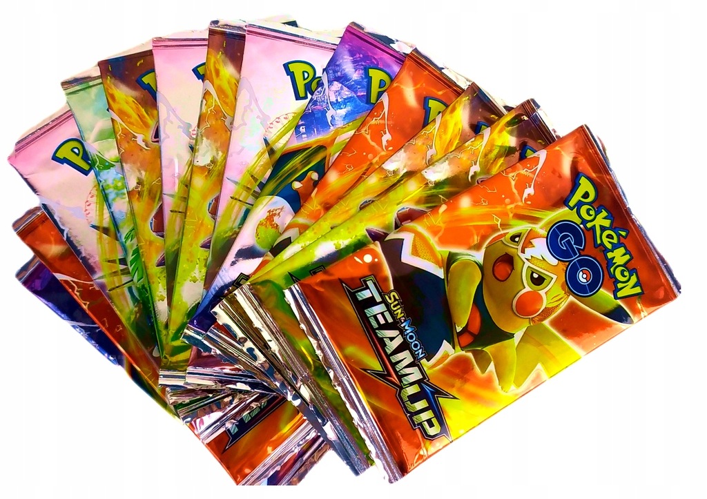 Karty POKEMON GO! zestaw 100 SZTUK - 11386165215 - oficjalne archiwum ...