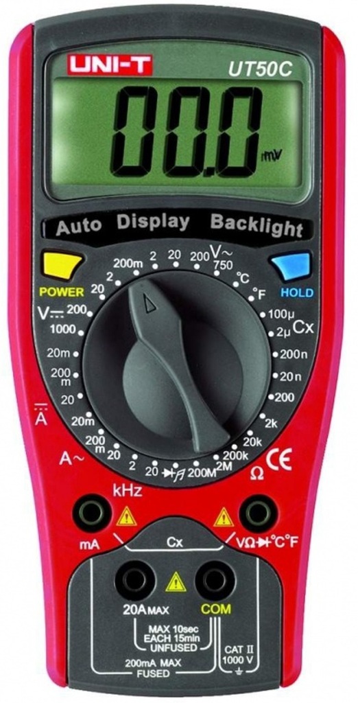 MIERNIK MULTIMETR UNIWERSALNY UNI-T UT50C UT-50C - 6777685431 - oficjalne archiwum Allegro