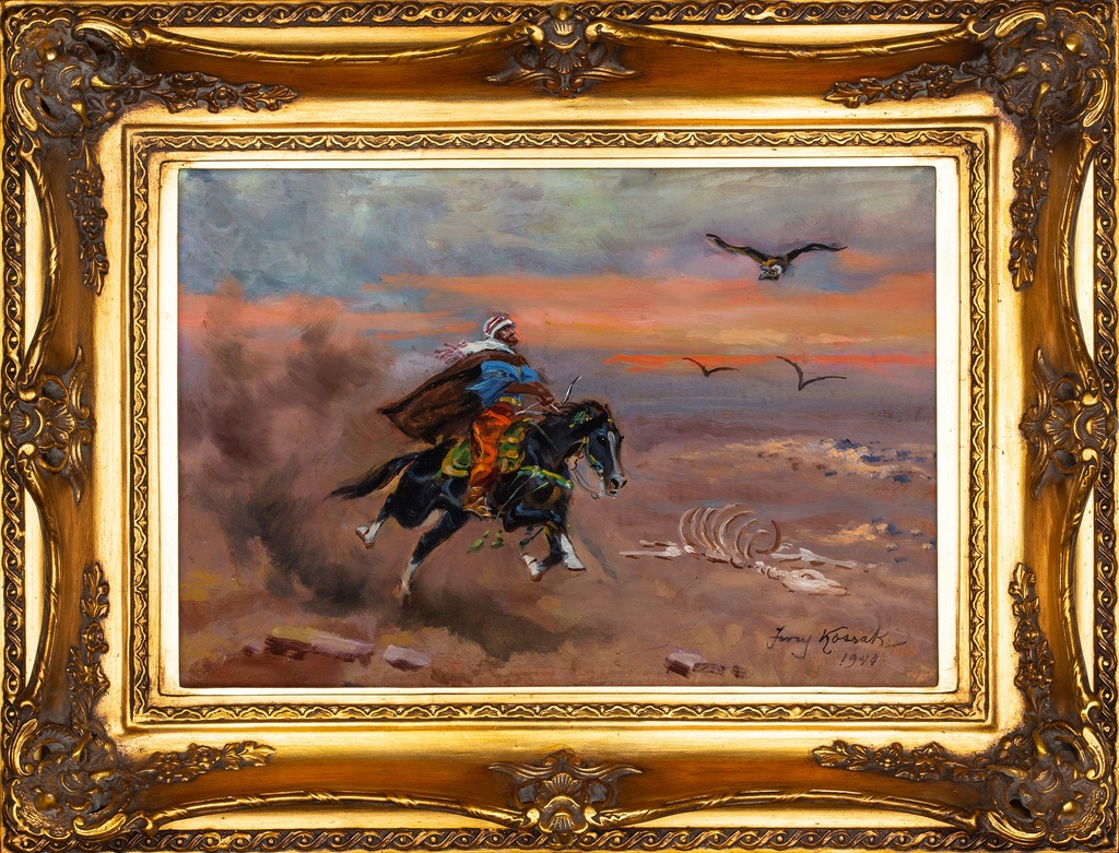 Jerzy KOSSAK (1886-1955) Farys na pustyni - 13839591512 - oficjalne ...