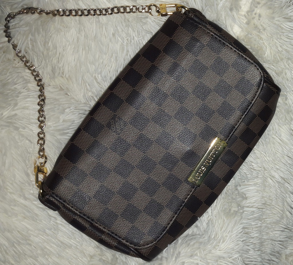 Mała torebka Louis Vuitton ze złotym łańcuszkiem - 13337903303 - oficjalne archiwum Allegro