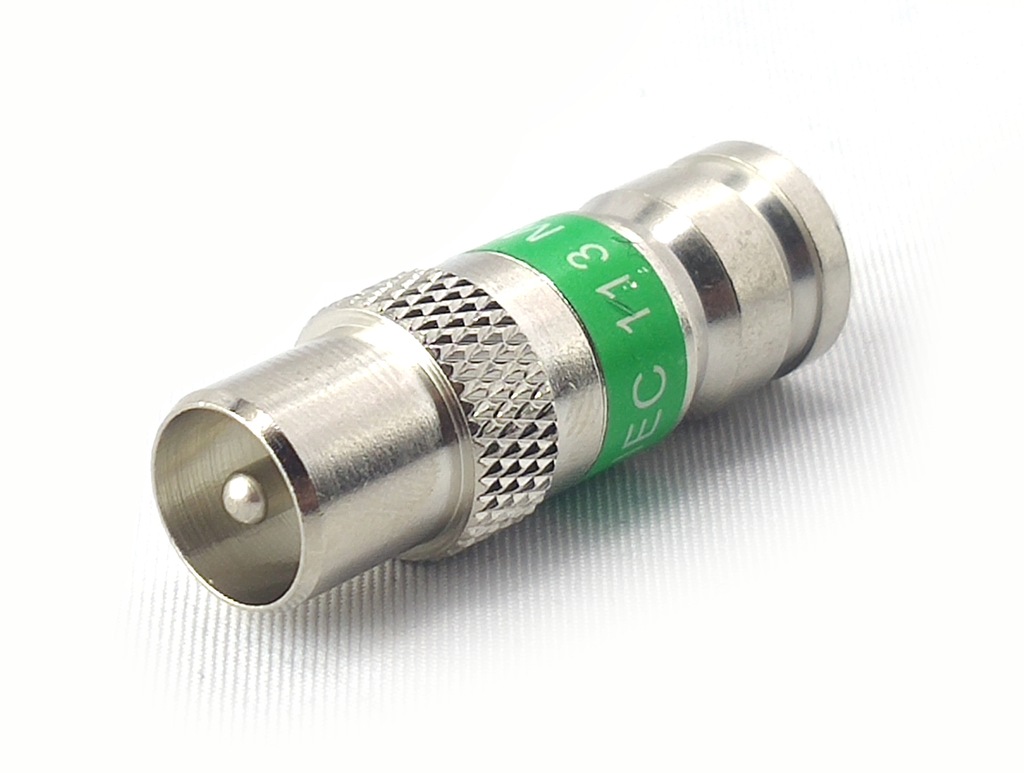 Wtyk antenowy kompresyjny IEC 113 MASTER męski - 11814804436 ...