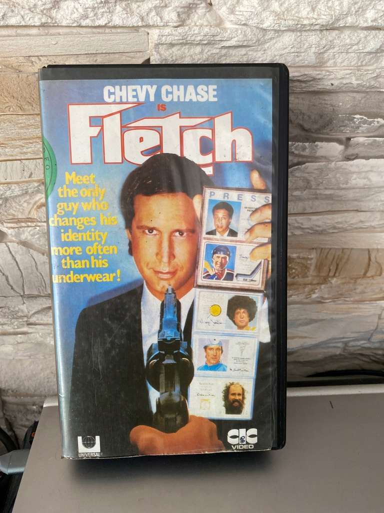 Fletch VHS Chevy Chase - 12585020120 - oficjalne archiwum Allegro