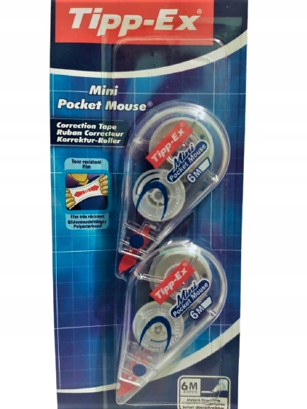 Korektor na taśmie Tipp-Ex Mini Pocket Mouse 2 szt - 11637393120 ...