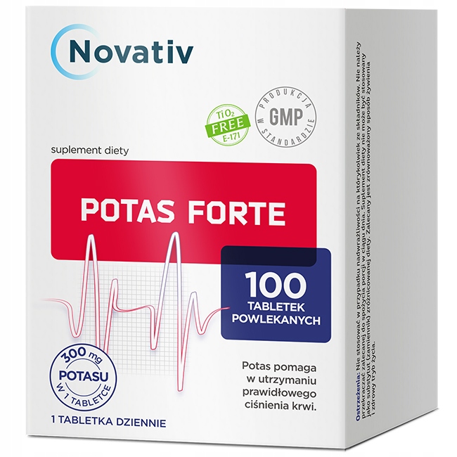 Novativ Potas Forte 100 tabletek 31.12.2024r. - 16810514574 - oficjalne ...