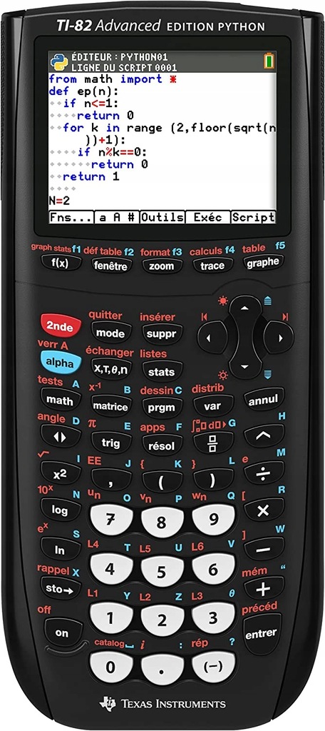 Texas Kalkulator TI-82 Advanced Edition Python - 12946412535 ...