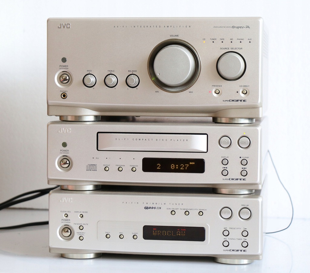 Ekskluzywna Mini JVC F1 Victor - SuperDigifine Set miedziowane chassis gold - 14744439347 ...