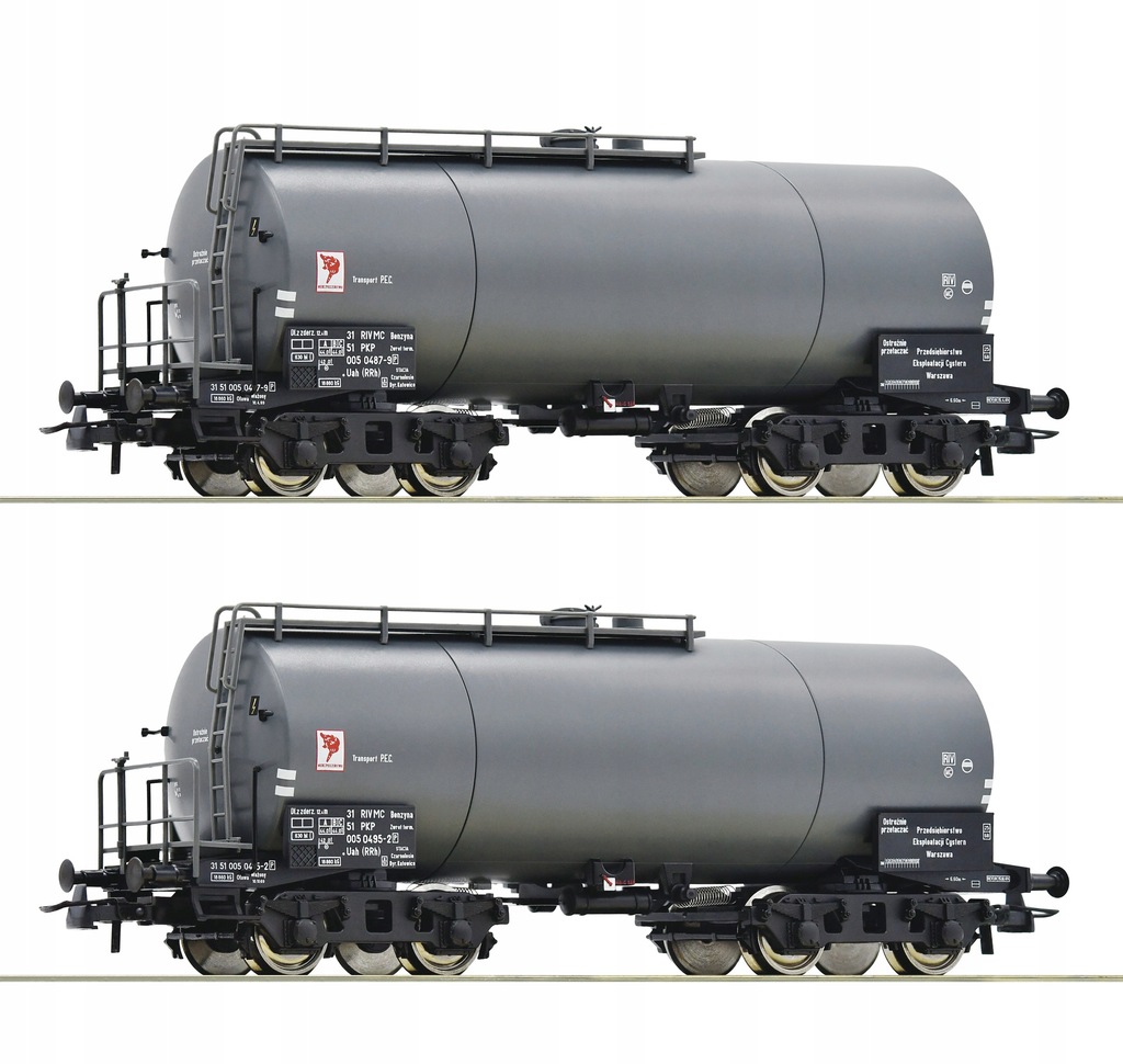 ROCO 76017 dwa wagony cysterny Uah PKP ep.IV - 12135621703 - oficjalne archiwum Allegro